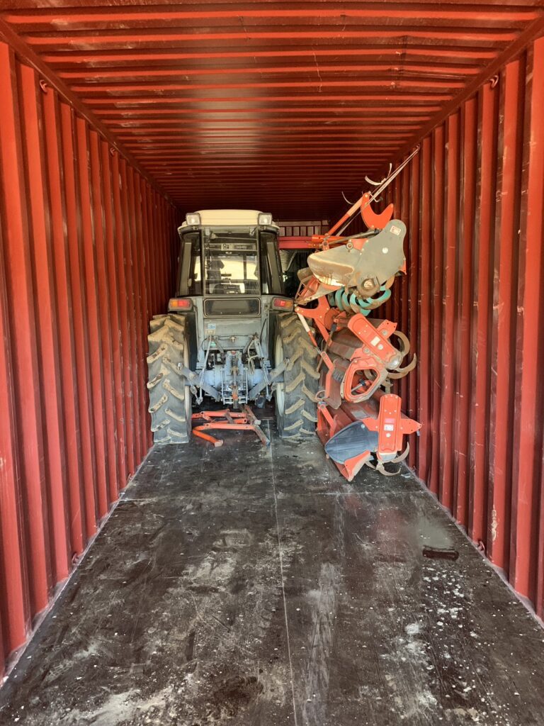 Efficient Packing of Agricultural Equipment and tractor